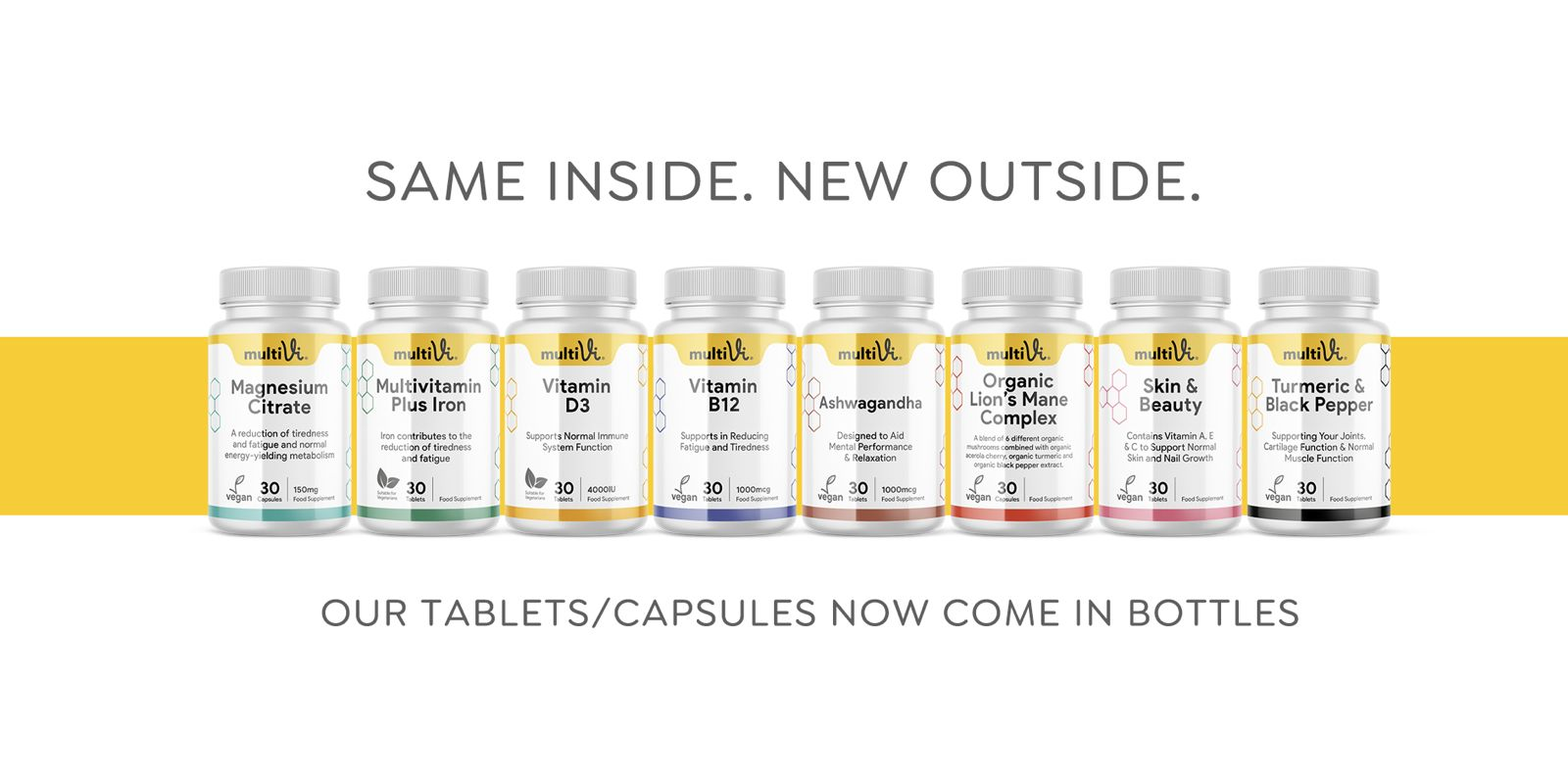 MultiVi Tablets & Capsules | Vegan Friendly | GMP Approved | MultiVI