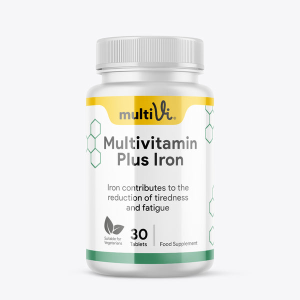 Multivi Multivitamin Plus Iron – Daily Health Support | 30 Tablets ...