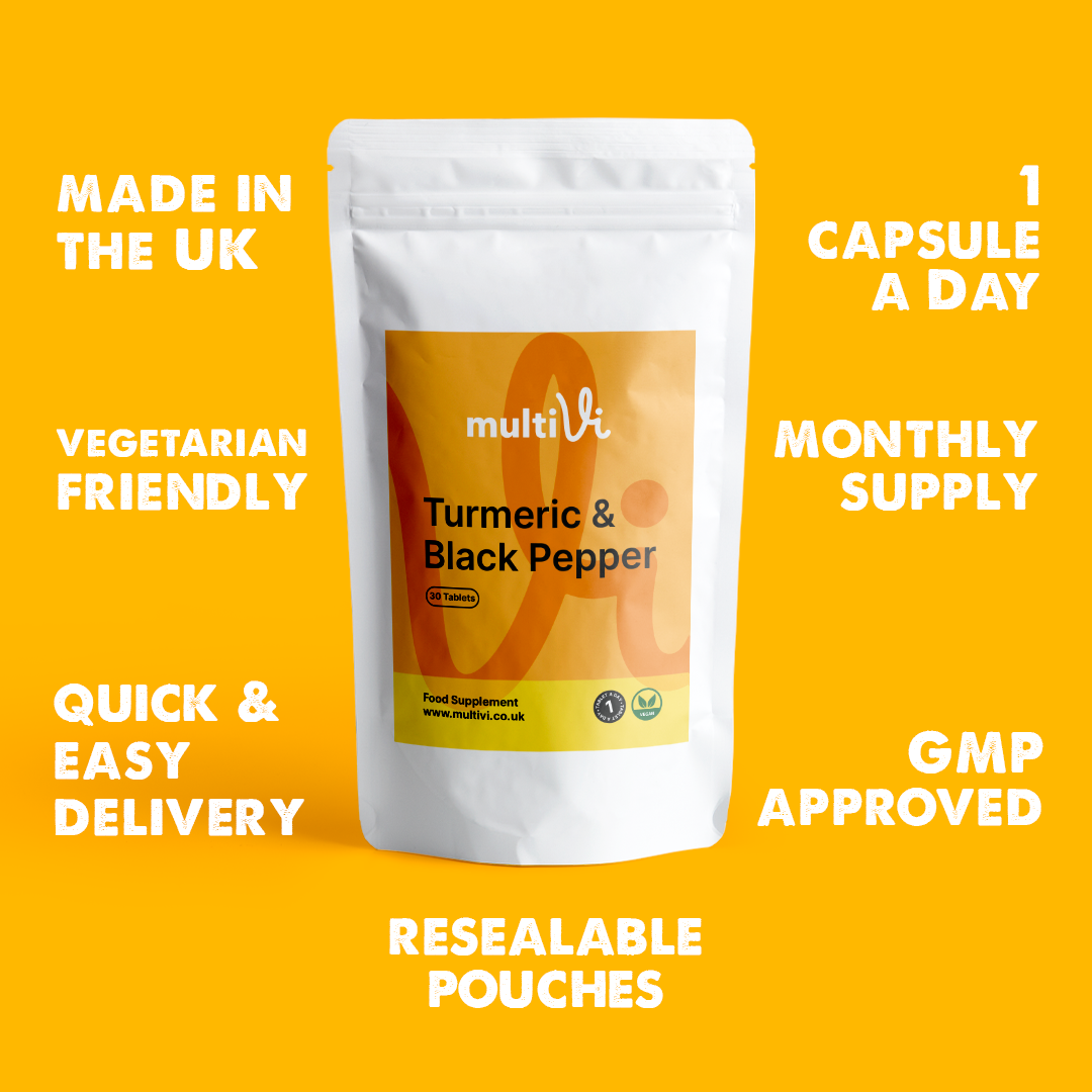 Turmeric & Black Pepper Supplement | Multi-Vitamins | MultiVi